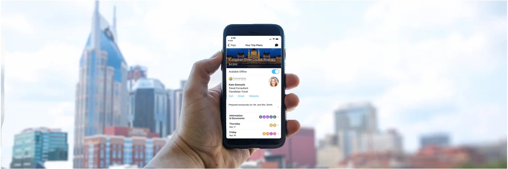 Employee Vacations Program - Mobile Itinerary App